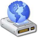 network, Hard, drive icon