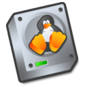 linux, hard drive icon