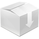 Box, drop icon