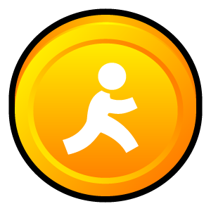 Badge, instant, Aol, Messenger icon