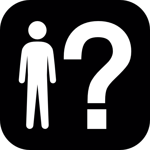 male, signs, standing, question mark, question, Man icon