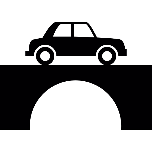 Vintage Car, bridge, Car, Bridges, Bridge Crossing, transport, cars icon