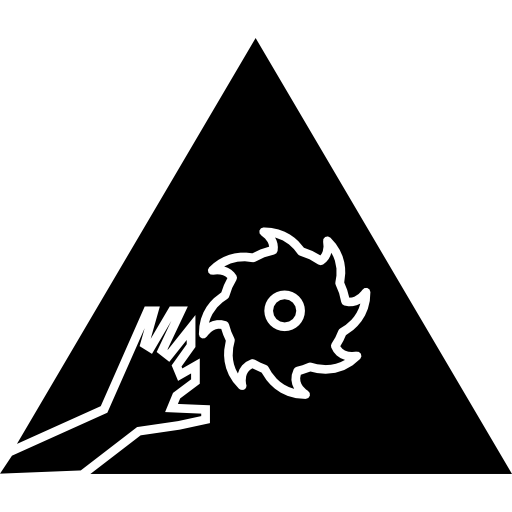 triangular, tool, signal, danger, Cutting, wheel, warning, signs ...