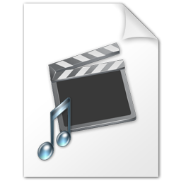 music, movie, video, File, And, paper, document, film icon