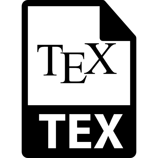 Tex File Symbol Tex Format Interface Tex Tex File Format Tex File Icon