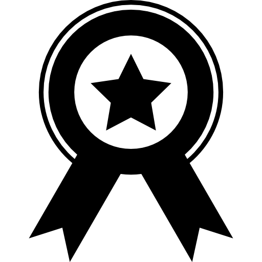 star, recognition, Recognitions, two, Prize, medal, tails, Ribbon ...