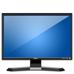 monitor, Dell, Computer, Display, screen, Front icon