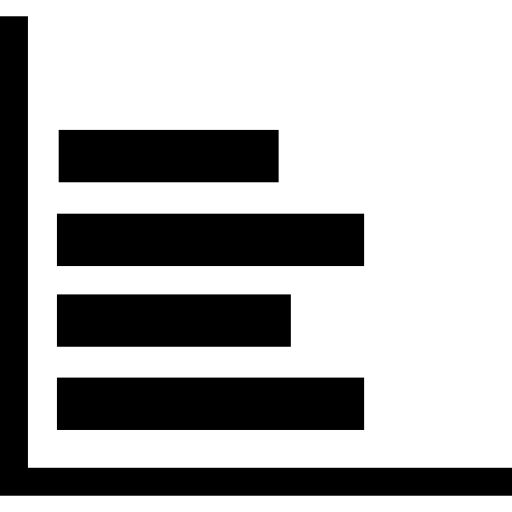 Bars, Left Bars, charts, Chart Bars, chart, left align, interface icon