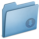 Blue, drop icon
