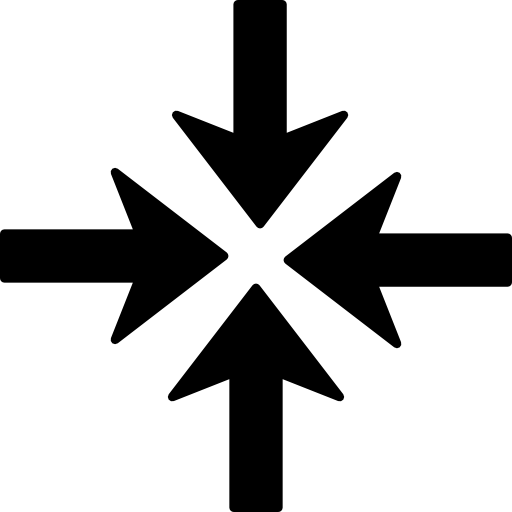 Arrow, Arrows, Convergence, directional, Directions, Convergind Arrows icon