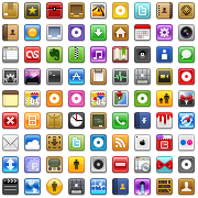 iPhone style sidebar icons