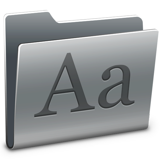 Folder, Font icon