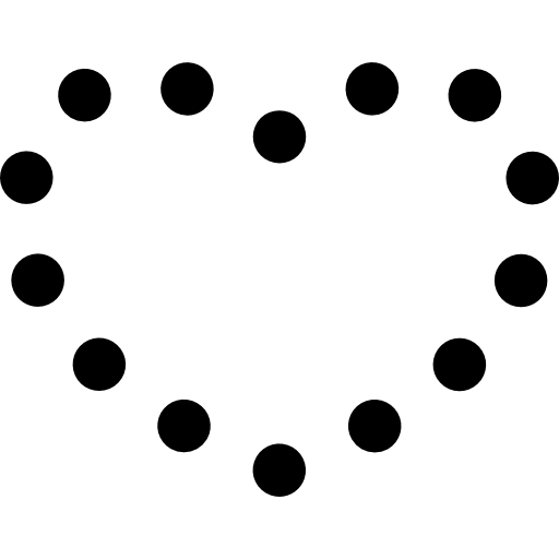 shape, shapes, dotted, Dot, dots, symbol, love, heartbeat, Hearts ...