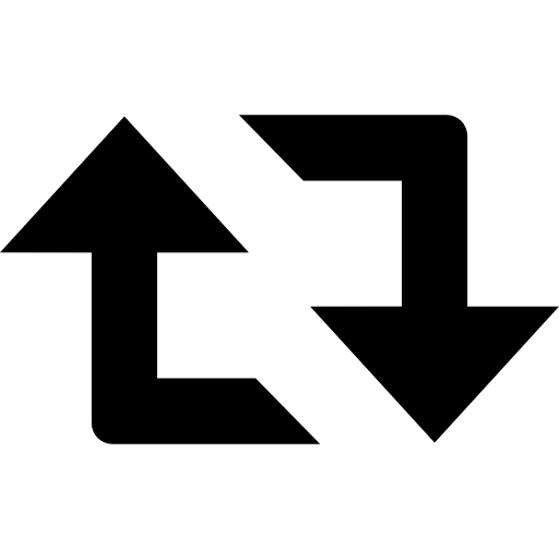 retweet, Couple, Arrows, pair, interface, symbol, twitter, symbols, two ...