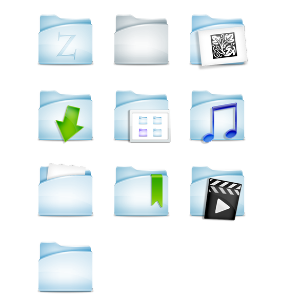 Sky Folder Icon