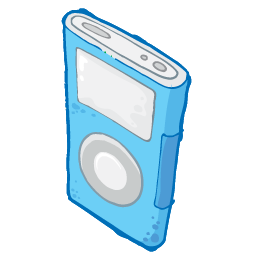 Blue, ipod icon