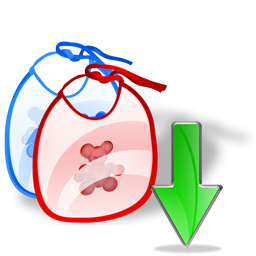 descending, Decrease, Descend, Bib, fall, download, Down icon