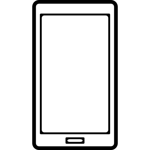 outline, screen, Outlined, phones, Rectangle, Mobile Phones, Tools And ...