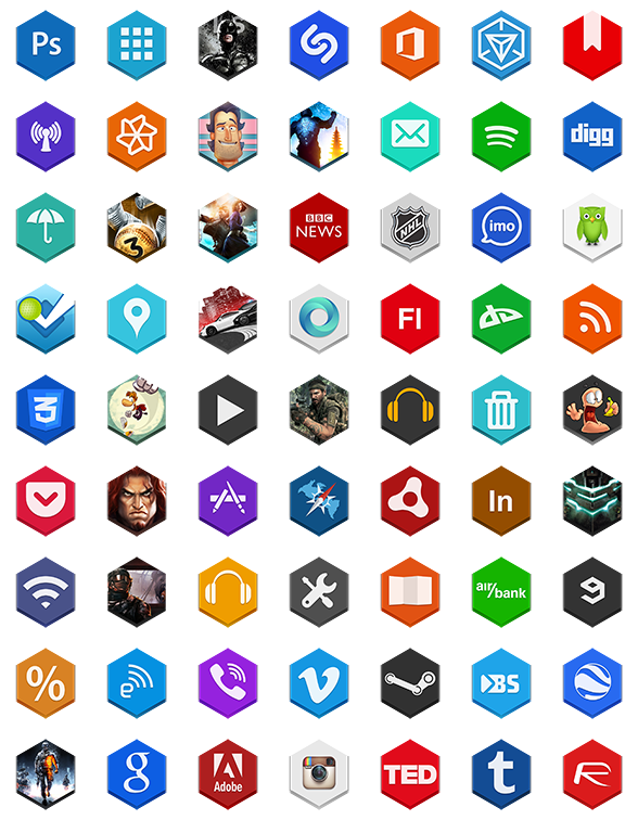 Hex Icons - Page 2