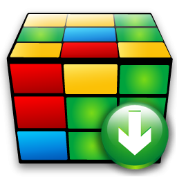 fall, Descend, Decrease, cube, Down, download, descending icon