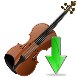 fall, Descend, Violin, download, Decrease, descending, Down, instrument icon