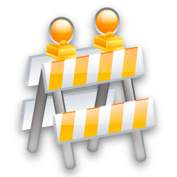 Construction, sign, lightning icon