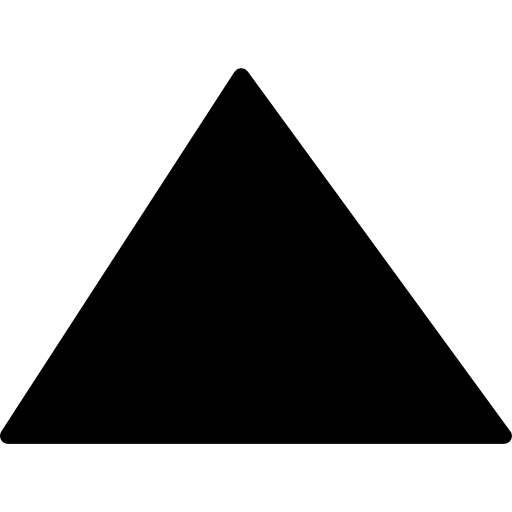 Ascending, up arrow, triangle, Arrows, Essentials, sort, triangular ...