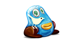 Feed Twitter Monster Icon