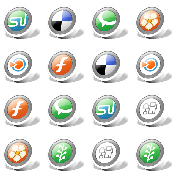 Webdev Social Bookmark Icon