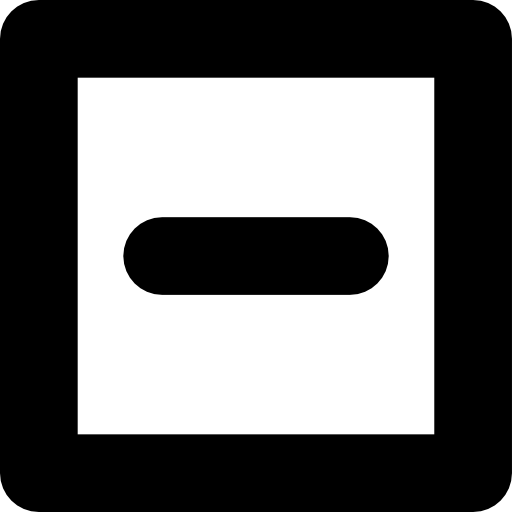 Square Outline, Minus, interface, Minus Sign, Minimize Sign, minimize ...