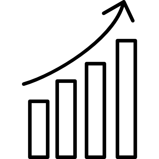 Bars, graphic, Data, Bars Graphic, chart, Upgoing, outline, Bars Chart ...