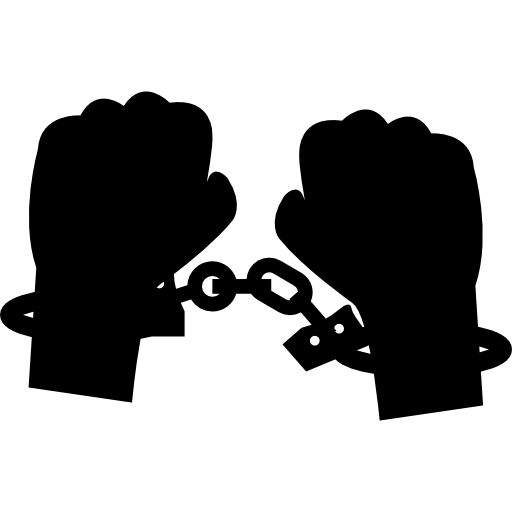 Criminal Icons, Black, Captured, Hands, Capture, Silhouette, people ...