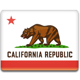 California, flag icon