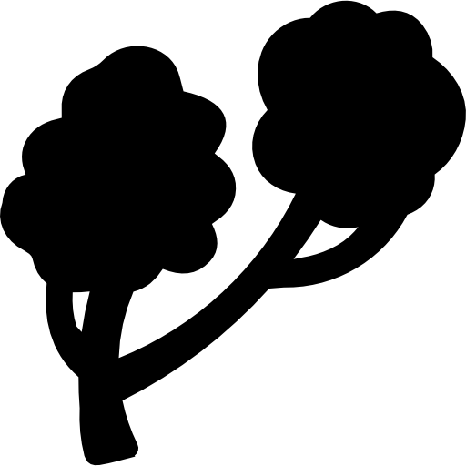 Irregular, trees, Black, shape, Tree, nature, Silhouette, shapes icon