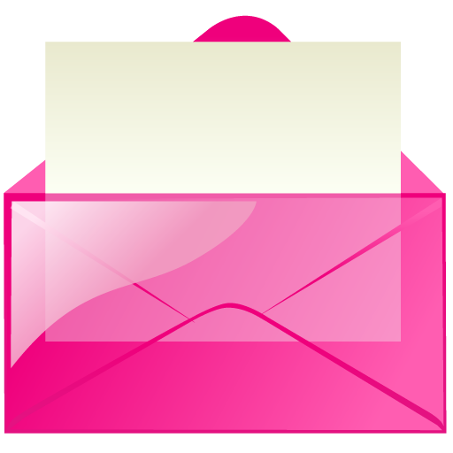 Email, Letter, pink, mail, Message, envelop icon