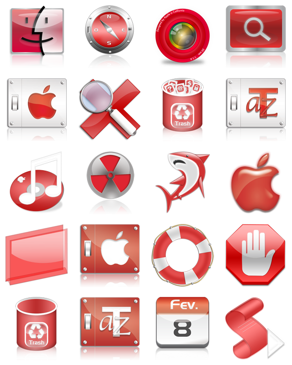 Red CandyBar Icon