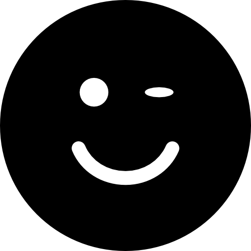 Emoticon, square, rounded, winking, Winks, faces, Winking Face ...