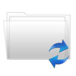 Folder, sync icon