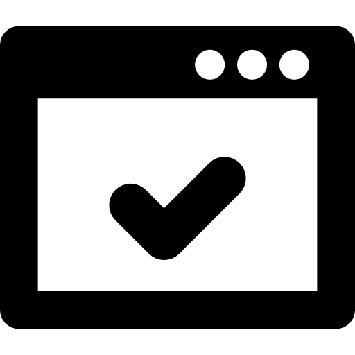 Approved, sign, window, mark, symbol, Page, Checked, interface, Check icon