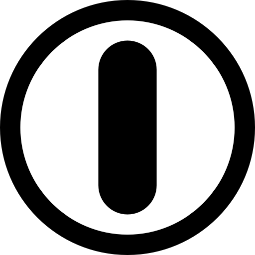 symbols, symbol, power, interface, Bar, Circle, Circular, sign icon