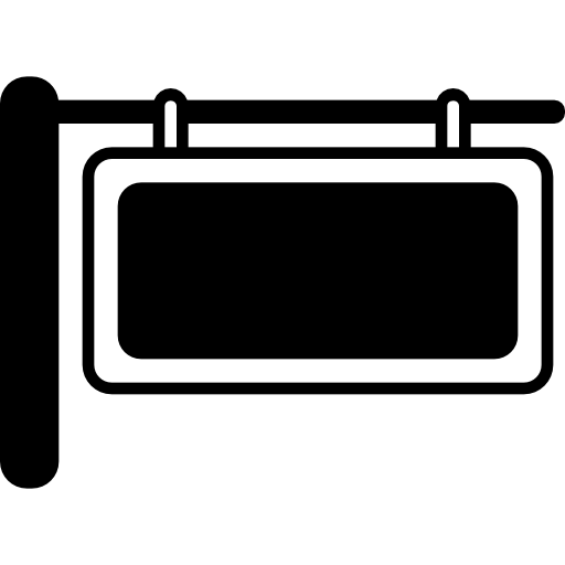 Rectangle, Black, hanging, Rectangular, commerce, signals, Commercial ...