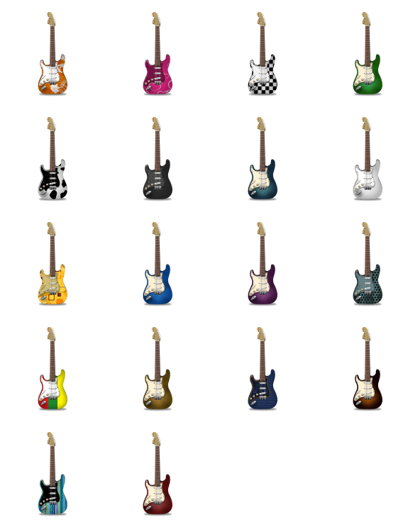 Stratocaster Guitars Icon