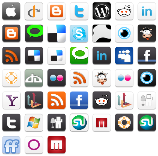 Mini Social Networking Icon
