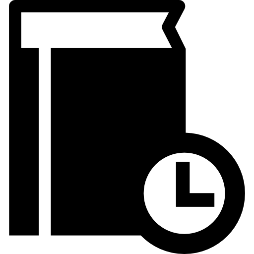 interface, Clock, Book, symbol, Dashboard Interface, time, reading ...