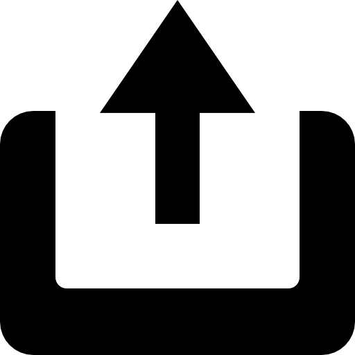 upload, emails, up arrow, uploading, symbol, tray, interface, Mailbox icon