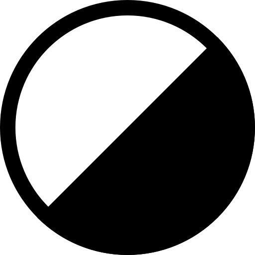 Circle, symbol, Black and white, Circular, interface, rotated, Contrast ...