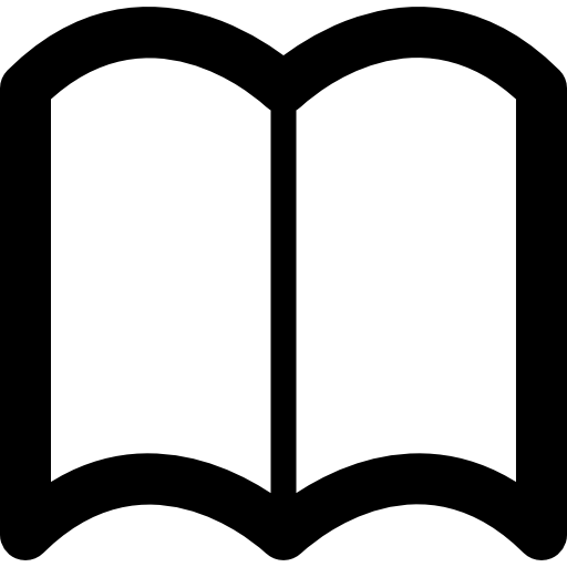 Pages, symbol, opened, Books, open, education, outline, Outlined, Book icon