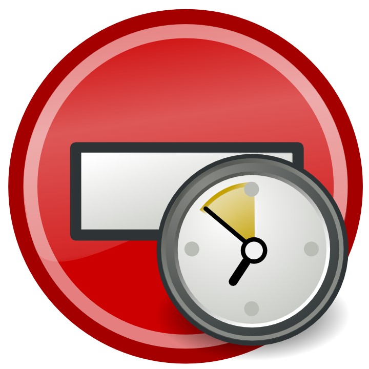 Available, Not, alternative, temporarily icon