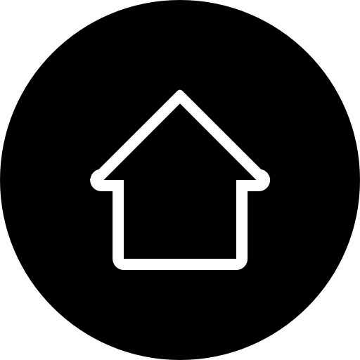 house, symbol, Fill Rounded, Circle, button, Home, rounded, Circular ...