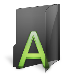 Folder, Font icon